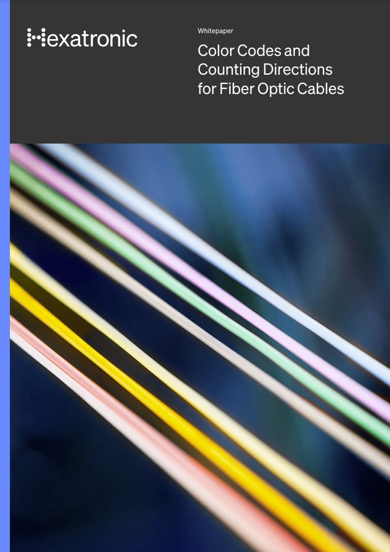 How to identify fiber optic cables by color codes