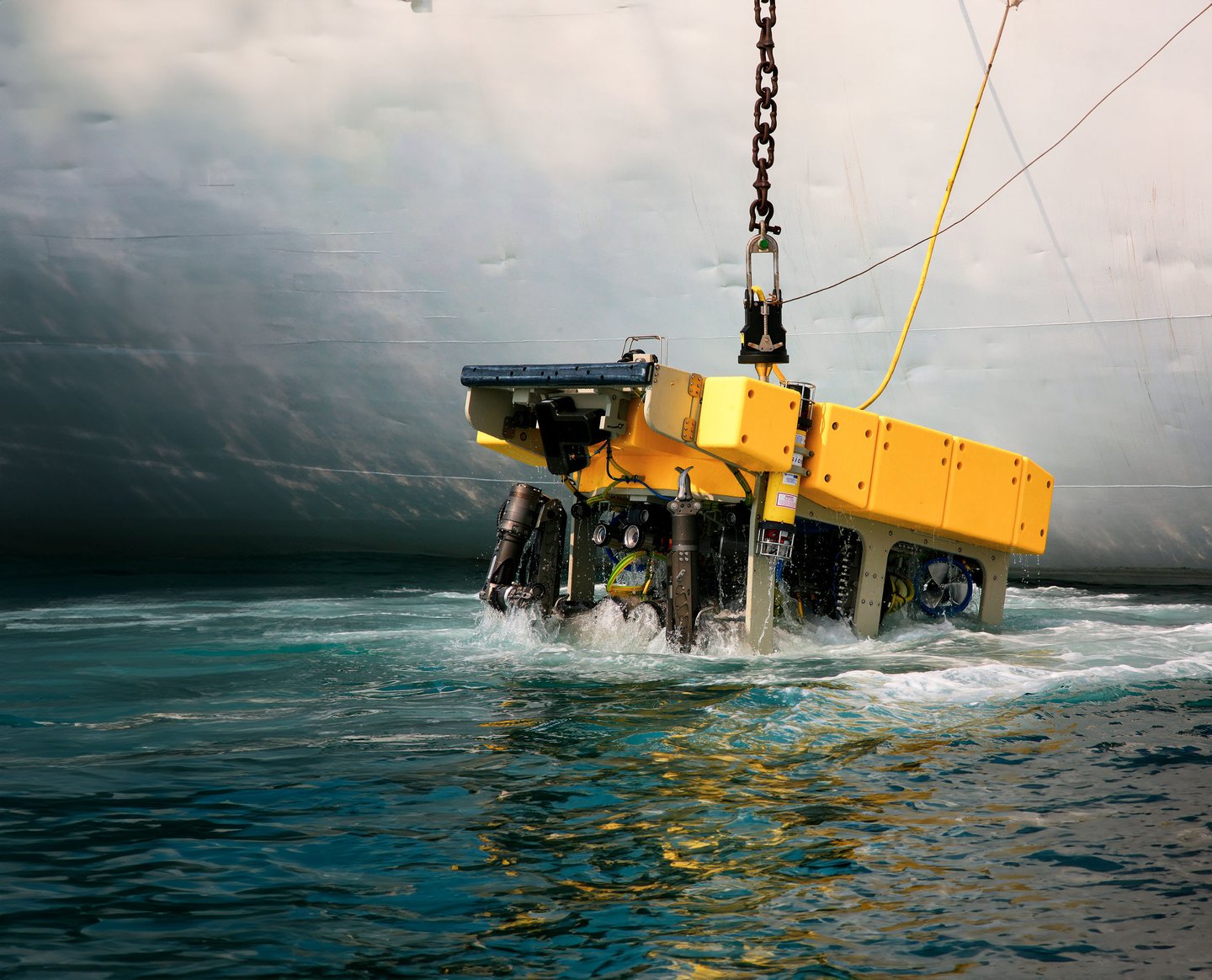 Selecting submarine cables based on depth and distance from the shore