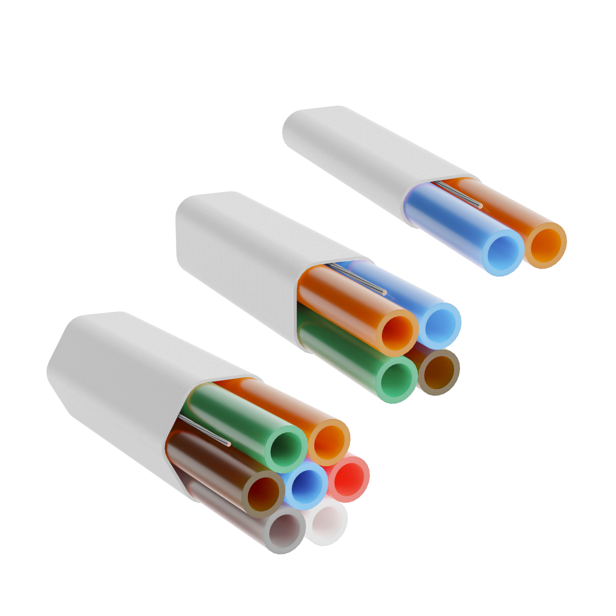 Microduct Assembly 14/10 mm | Direct Buried Thick Wall Ducts | Hexatronic
